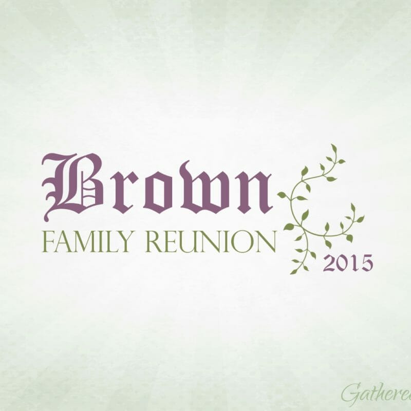 Family Reunion Logo Tips and Ideas