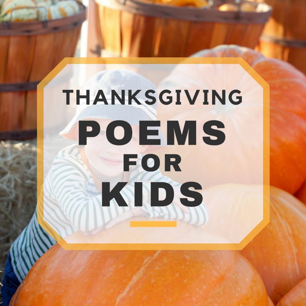 Thanksgiving Poems for Kids