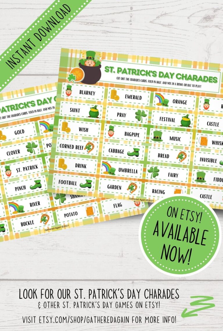 Lucky Leprechauns! It's Saint Patrick's Day Charades!