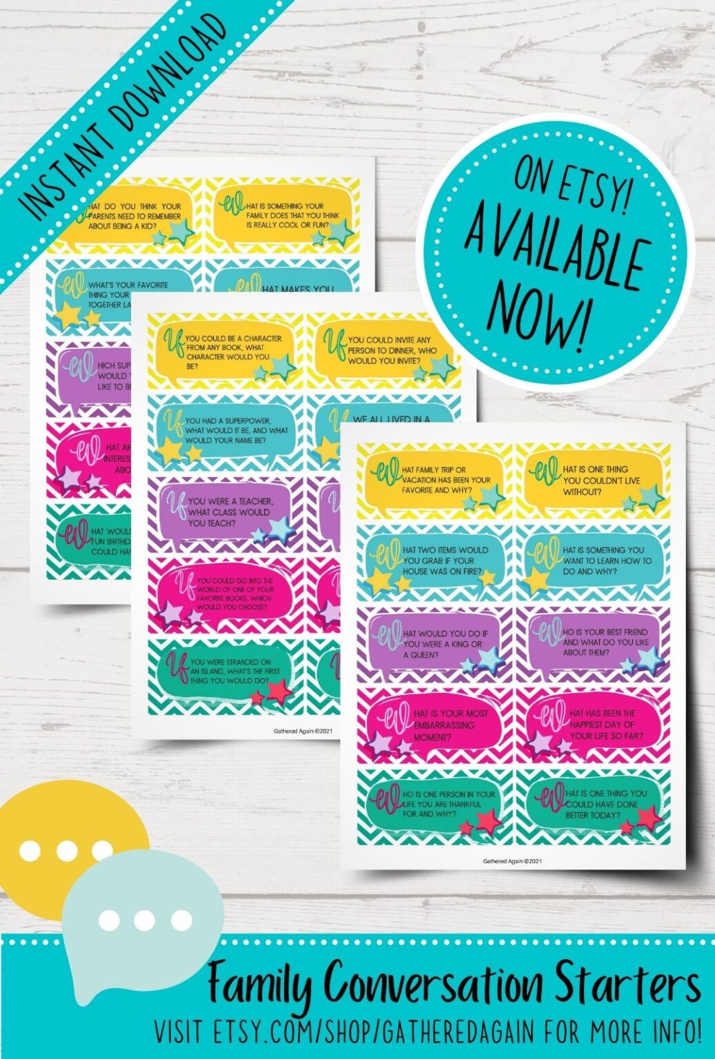 80 Family Conversation Starters That'll Get Everyone Talking!