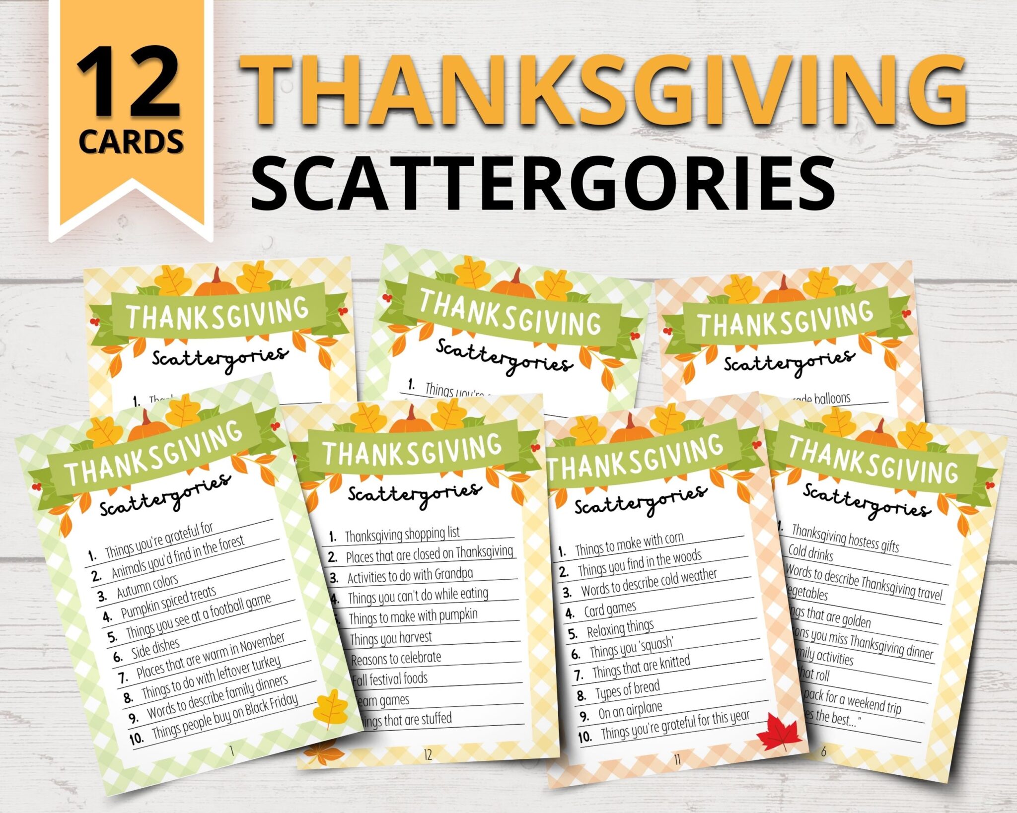 Thanksgiving Scattergories is the Funnest Word Game You'll Play this Year!