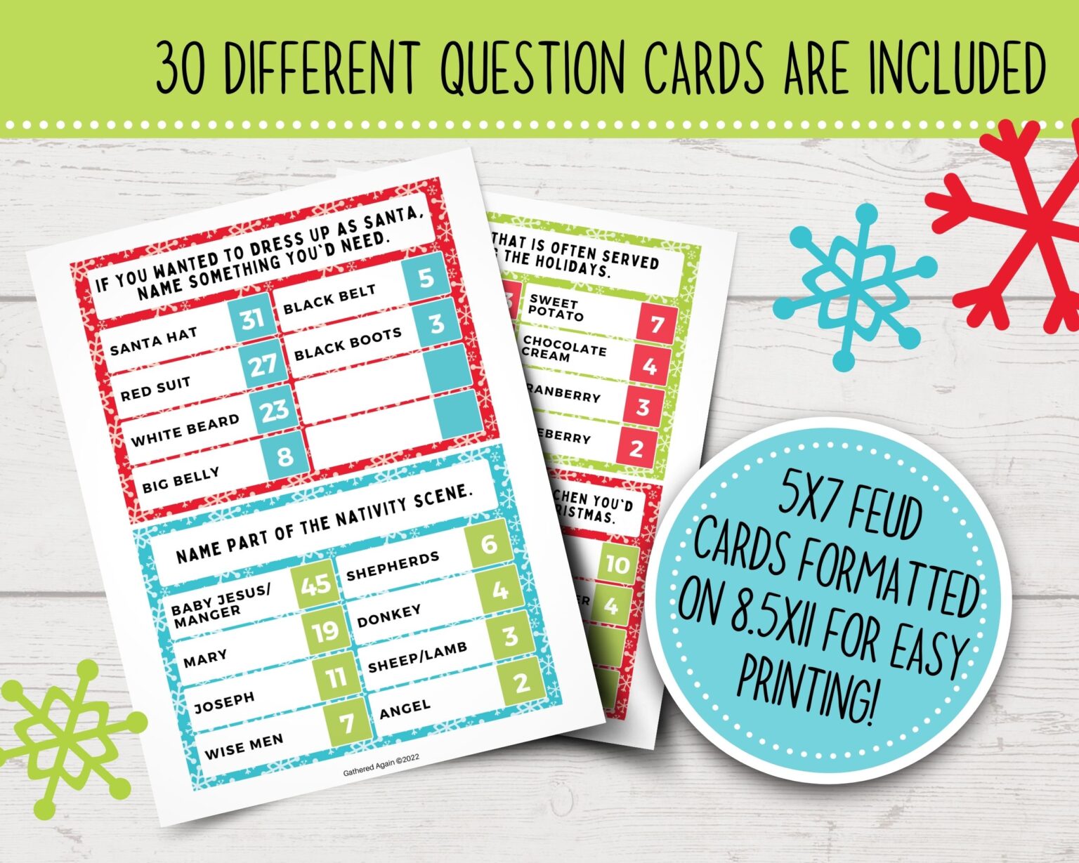 Fun Christmas Family Feud Questions to Play During the Holidays! Fun Christmas Family Feud Questions to Play During the Holidays!