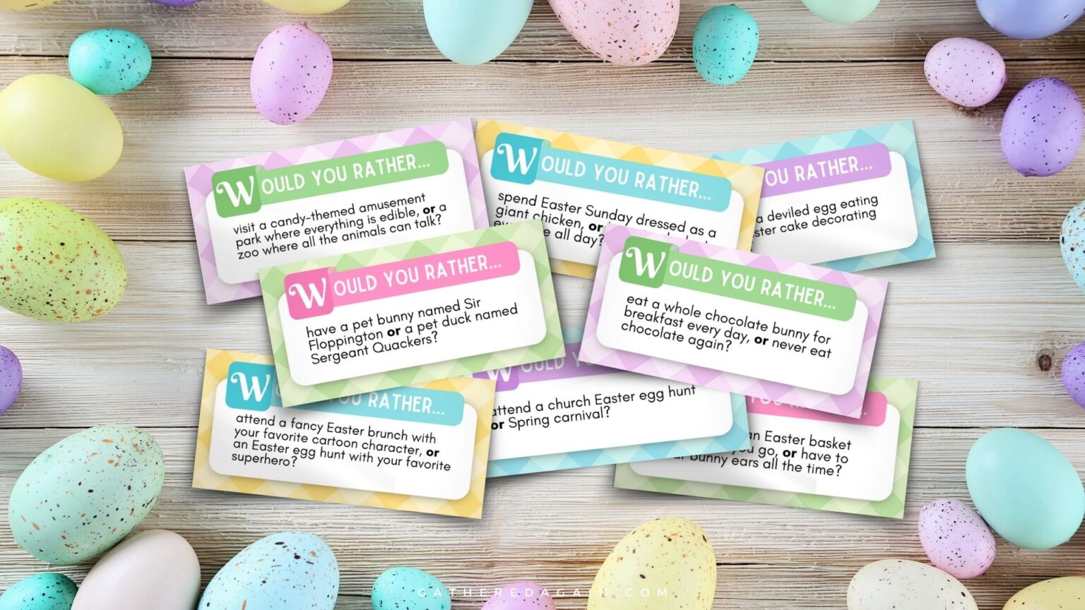 Funny Easter Would You Rather Questions for Kids!