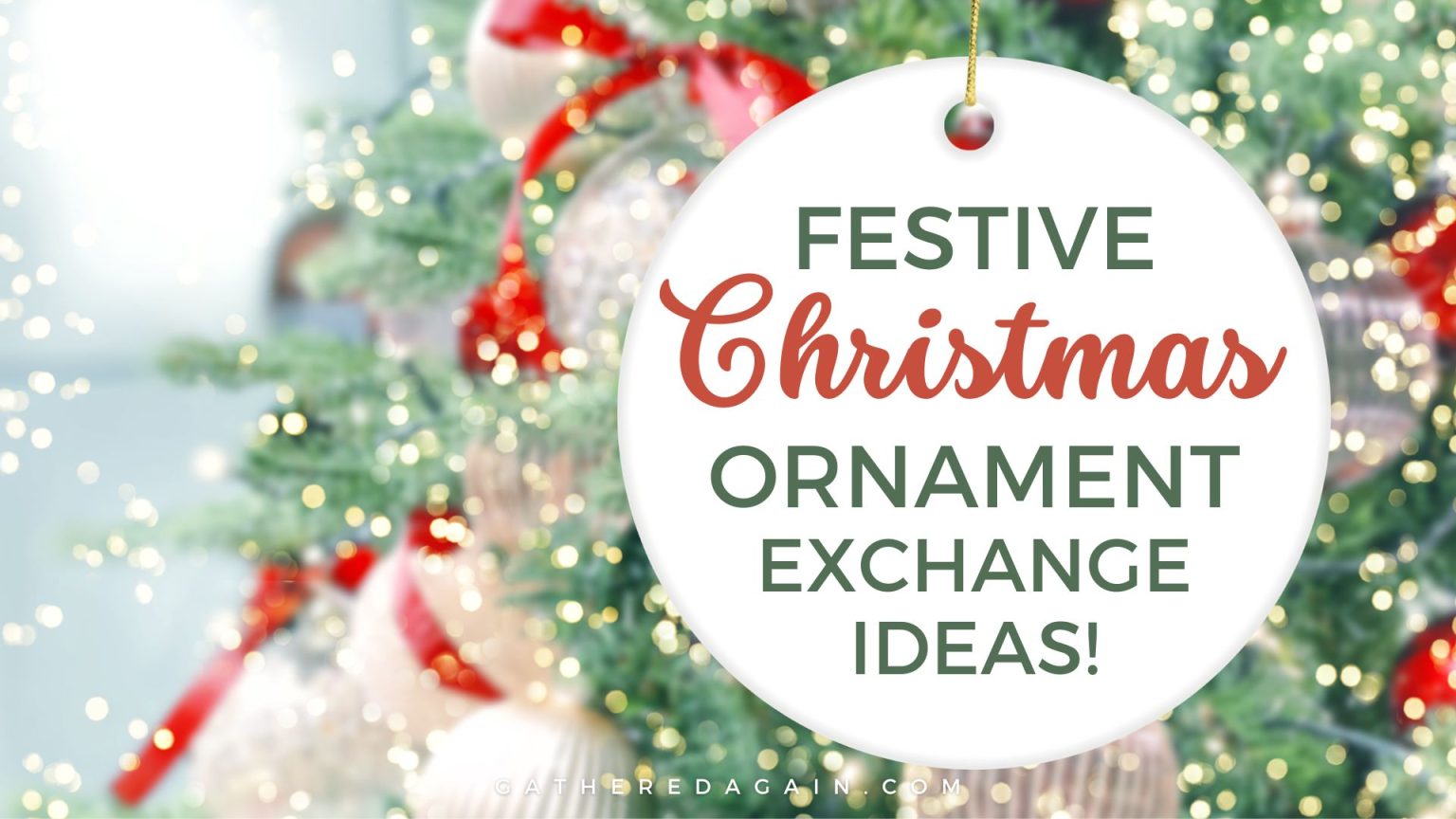 Let's Plan a Christmas Ornament Exchange!