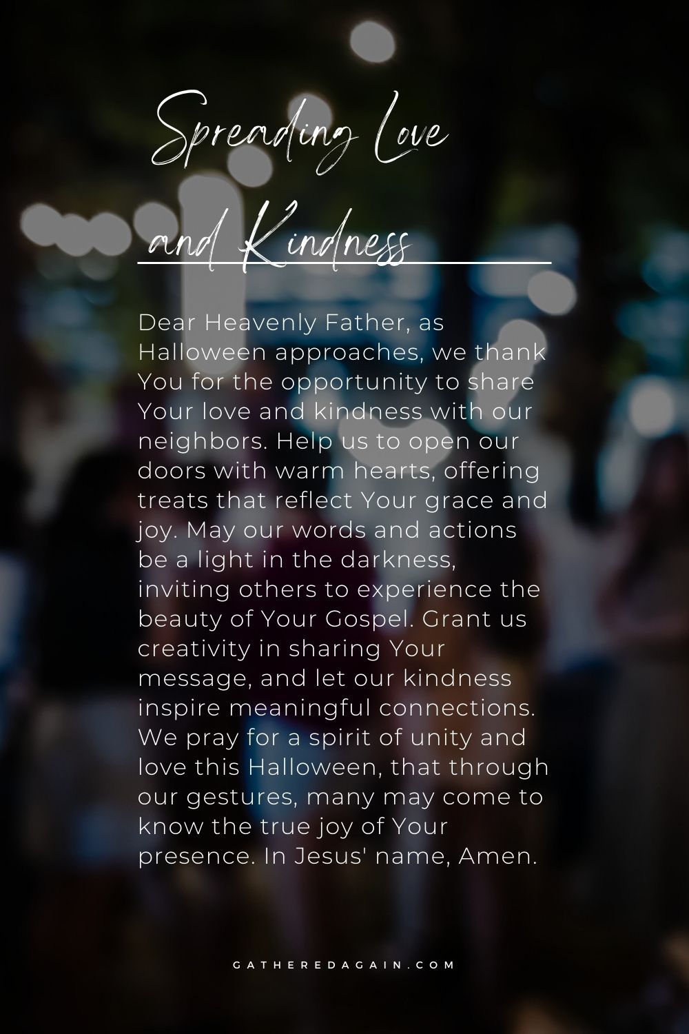 5 Halloween Prayers for Family Gatherings: A Christian Approach